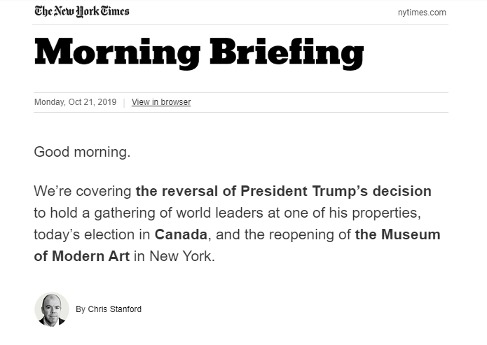 NY Times-All the newsletters – Lillian W Eden